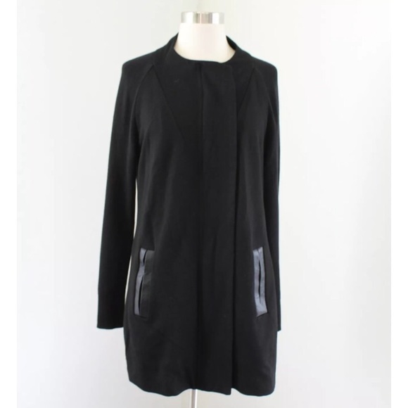 CAbi | Jackets & Coats | Cabi Black Knit Tailor Coat | Poshmark